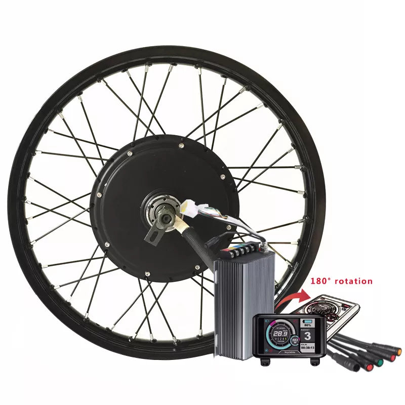 TFT Display 48v -72v 5000w electric bike kit 5kw e bike conversion kit ...