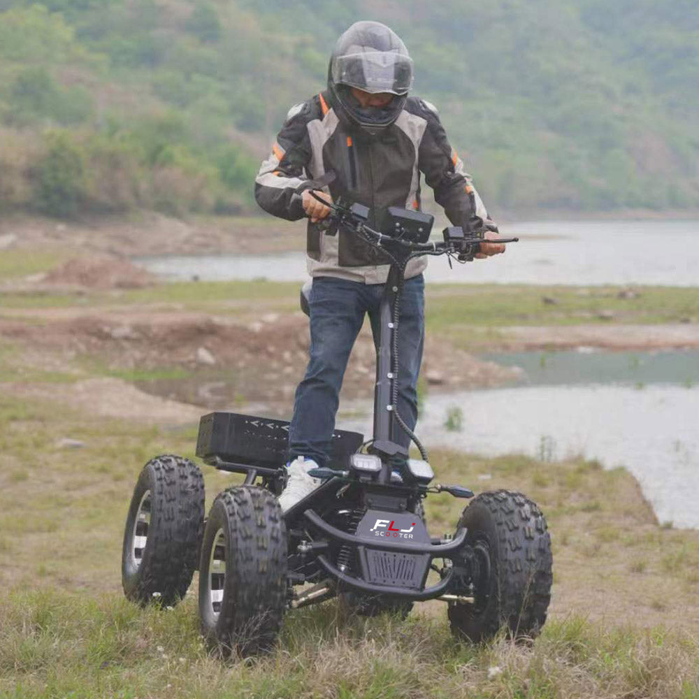 Four Engines 10000W Four-wheel drive Off Road Fat Tire ATV Electric Sc ...