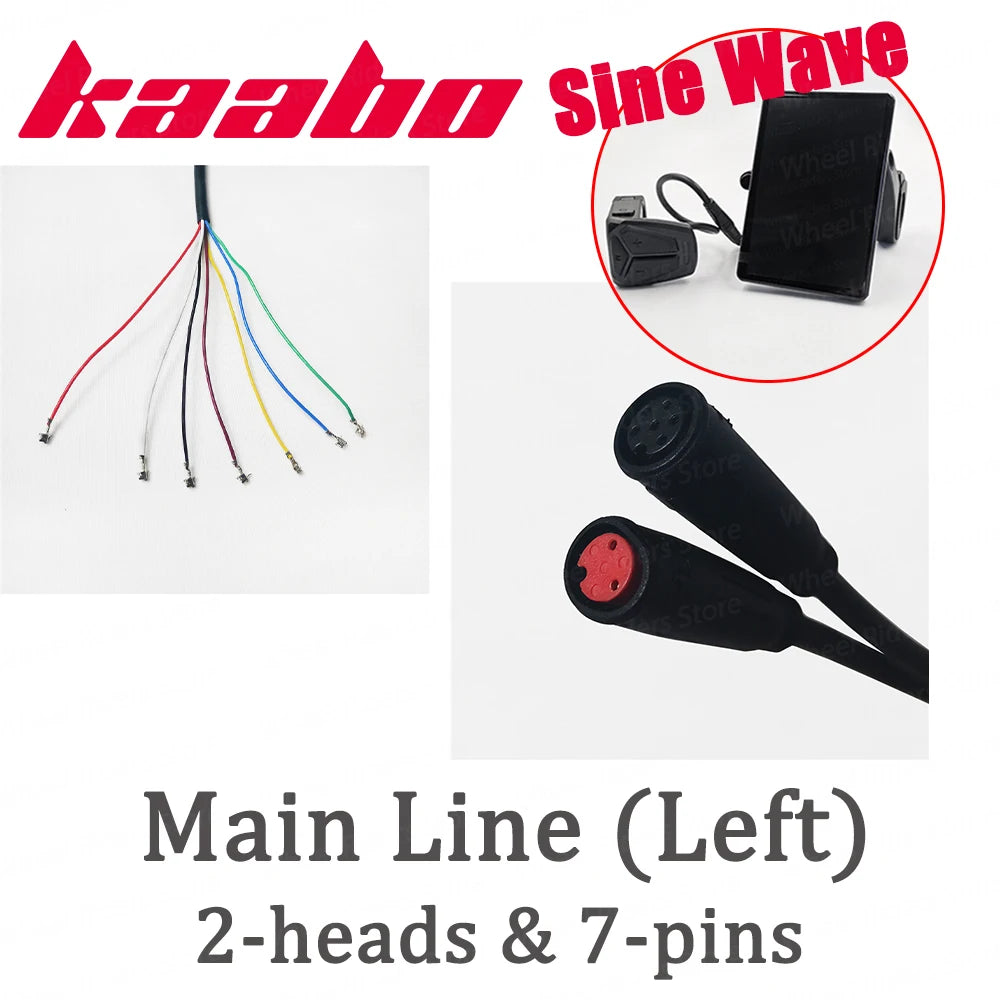 Kaabo Wolf Warrior GT Wolf King GT+ Main Wire Main Line Sine Wave TFT ...