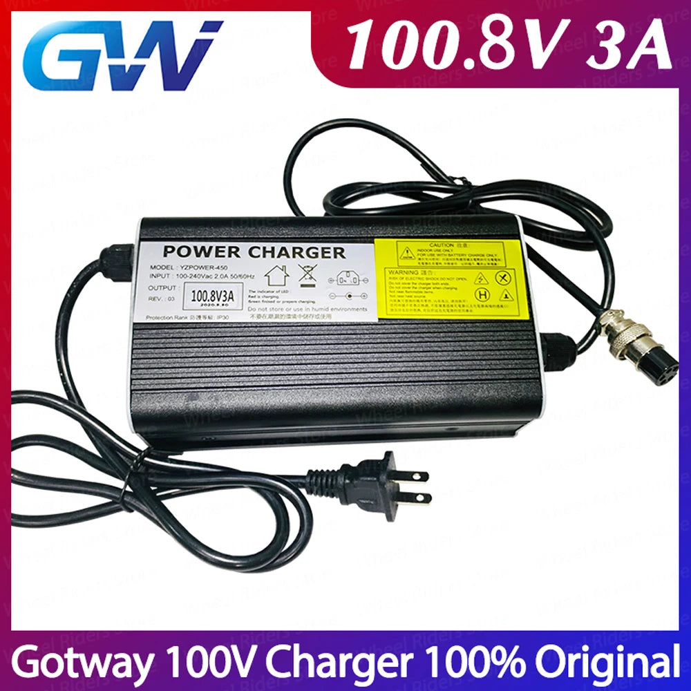 Gotway 100V 3A Charger 100% original 100.8v gw spare parts accessories ...