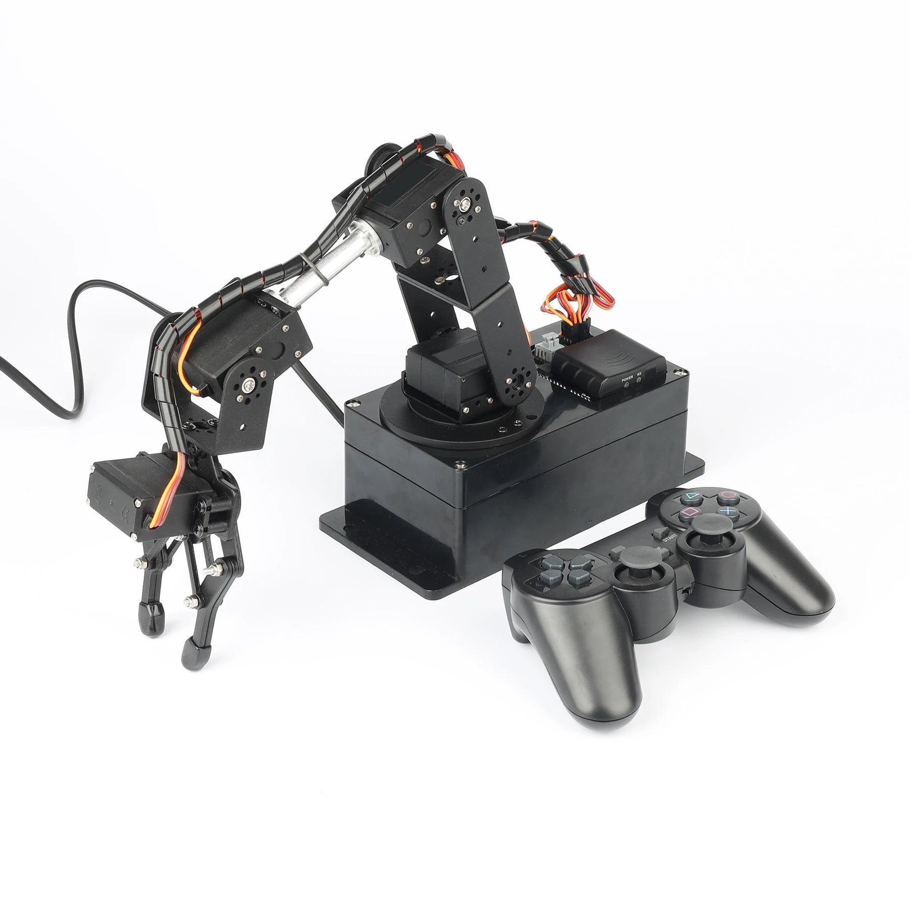 6 dof Robot Arm Multi DOF Manipulator Robotics Gripper Claw PS2 Contro ...