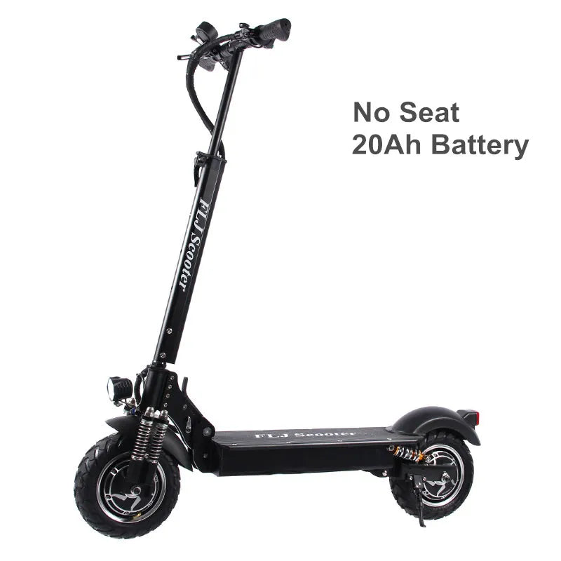 FLJ 2400W Adult Electric Scooter with seat foldable hoverboard fat tir ...