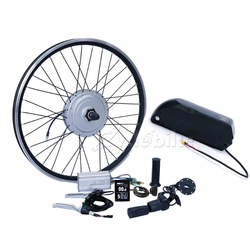 Front 48v 500w e bike conversion kit with 48v 16ah TS lithium battery ...