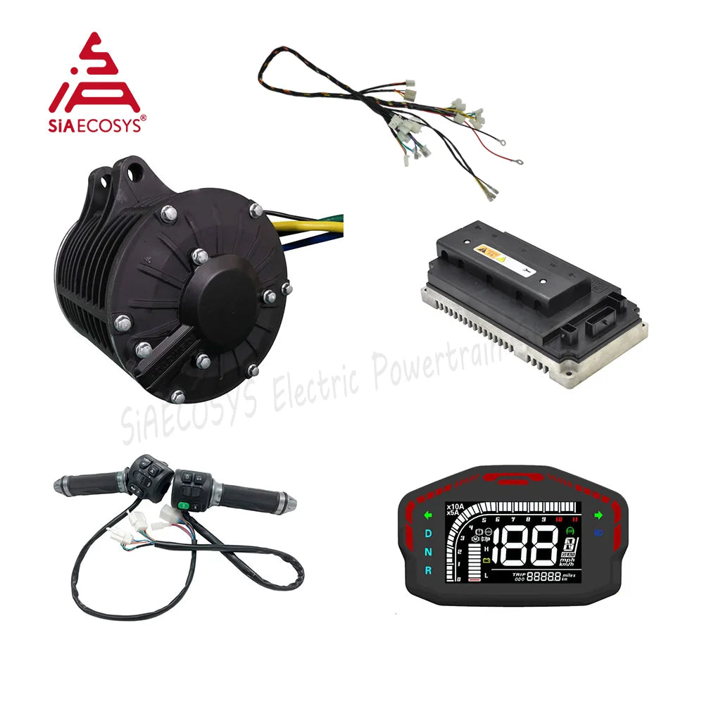 QSMotor 3000W Electric Motor 5000W 138 72V 100KPH New V2 Mid Drive Mot ...
