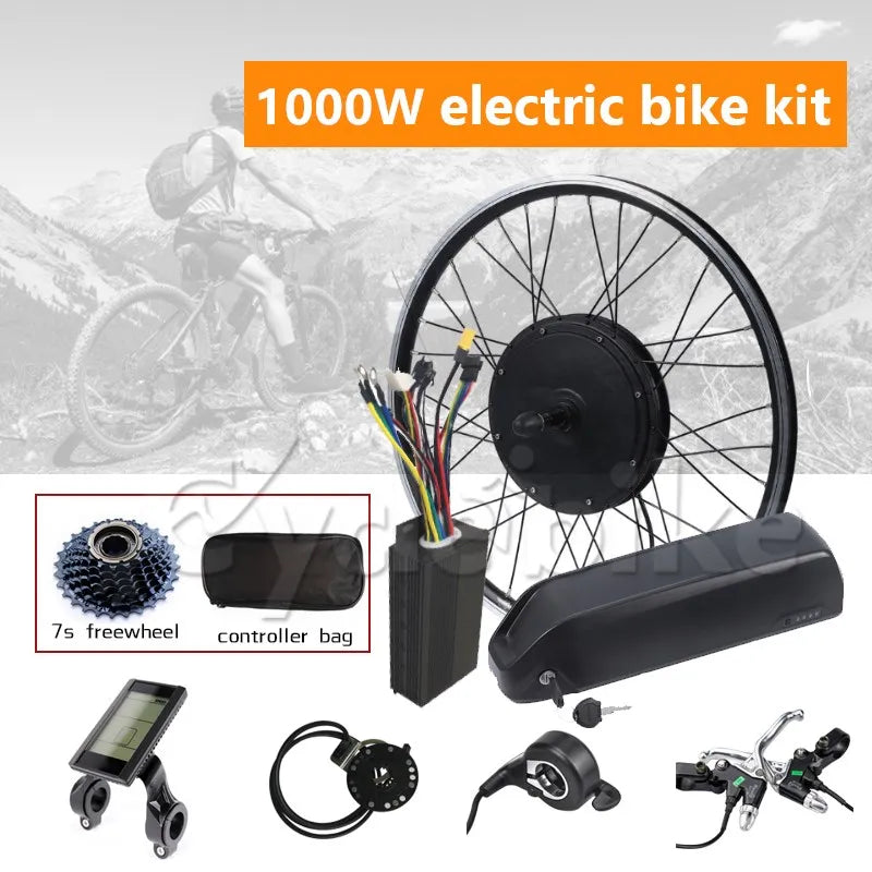 Factory Outlet 48v1000W Electric Conversion Kit Mountain Bike Modified ...