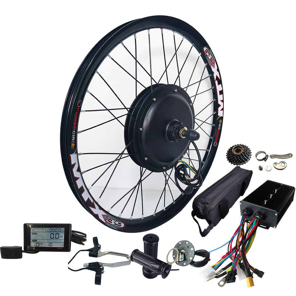 NBPowers 48V 60V 72V 2000W hub motor electric bicycle conversion kit f ...