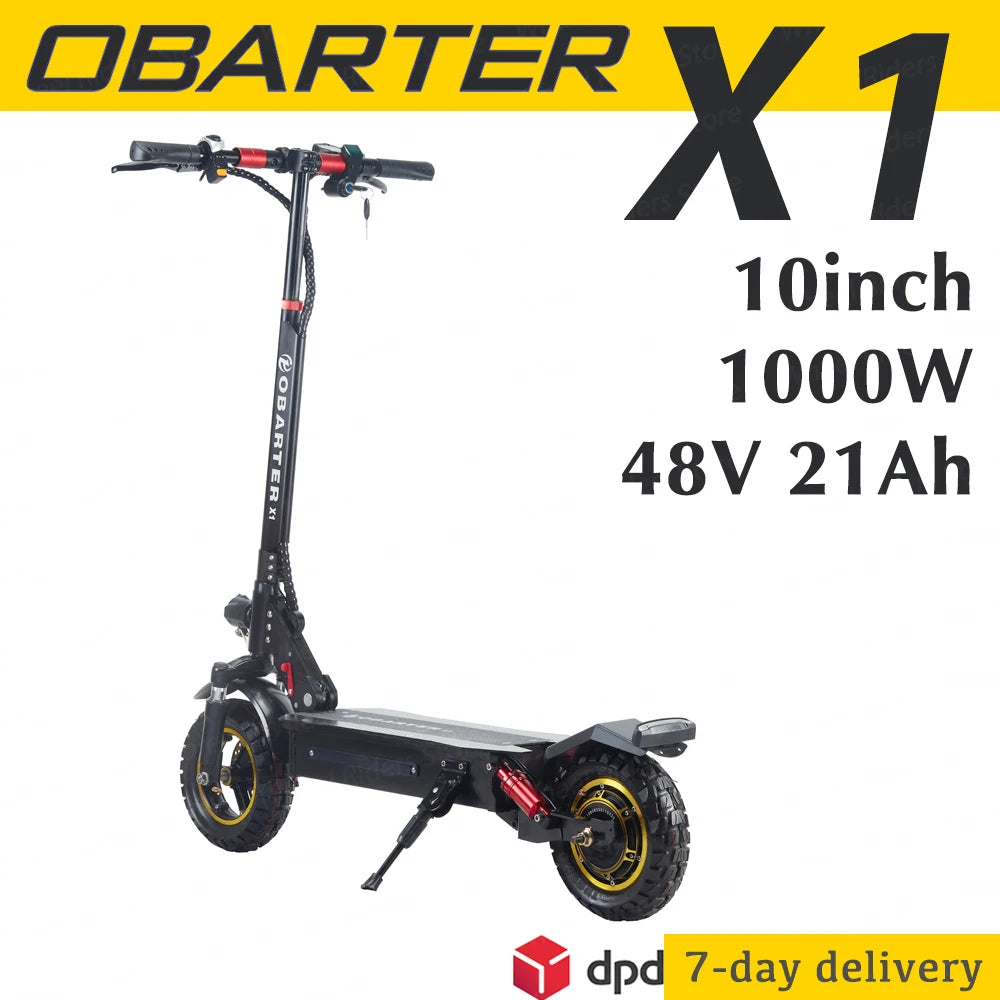 New OBARTER X1 Electric Scooter Adults 53KM/H E Scooter 10 Inch Off-Ro ...