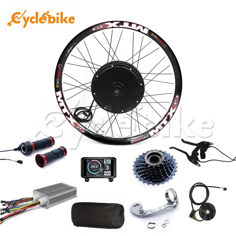 TFT Display System 48v-72v 3000w electric bike conversion kit sinewave ...