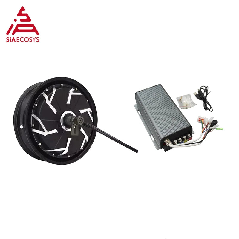 QS Motor 12inch 5000W V4 72V 100km/h Brushless DC Electric Scooter Hub ...