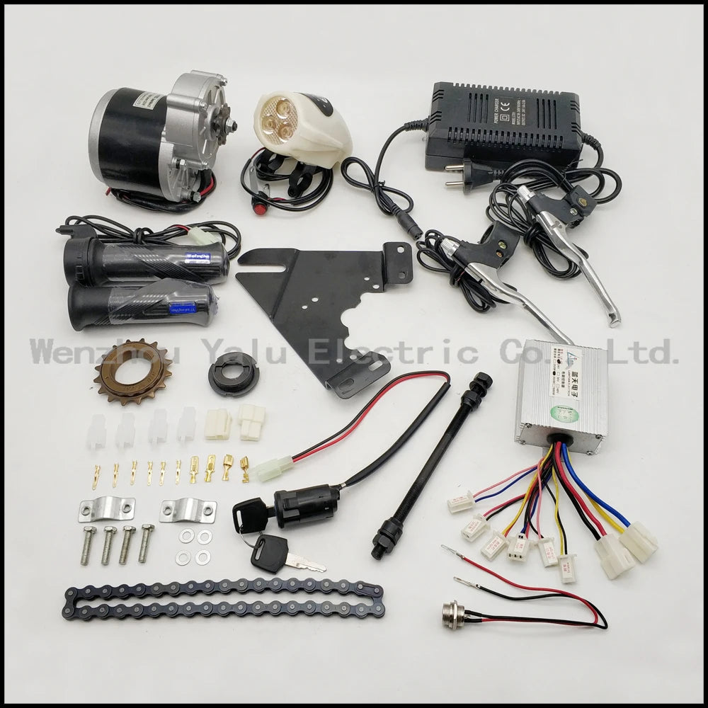 24V36V 250W Electric Bicycle Conversion Kit (Side Mounting) Digital Di ...