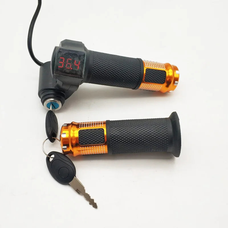 Electric car speed control switch with electric door lock voltage disp ...