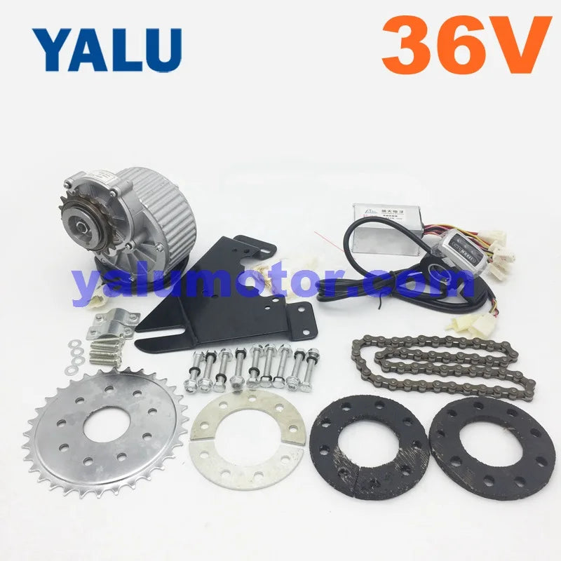 YALU 24V 450W DIY LEFT SIDE EBIKE MOTOR CONVERSION KIT MY1018 UNITEMOT - E Smart Way
