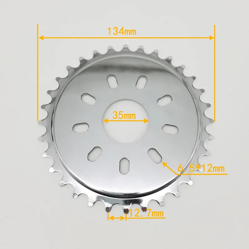 Bicycle spoke sprocket bicycle rear wheel 32t sprocket for left drive ...