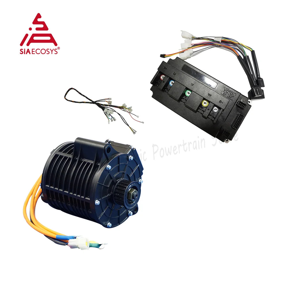 QS MOTOR 3000W 138 70H V1 belt design mid drive motor with EM150S cont ...