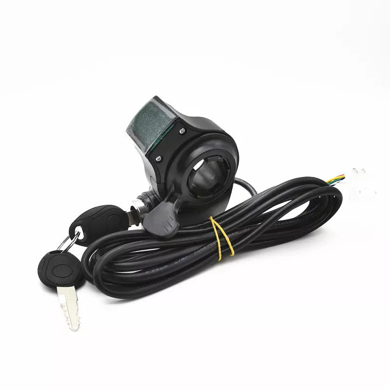 24V/36V/48V/60V/72V Finger Thumb Throttle with Battery power LCD displ ...