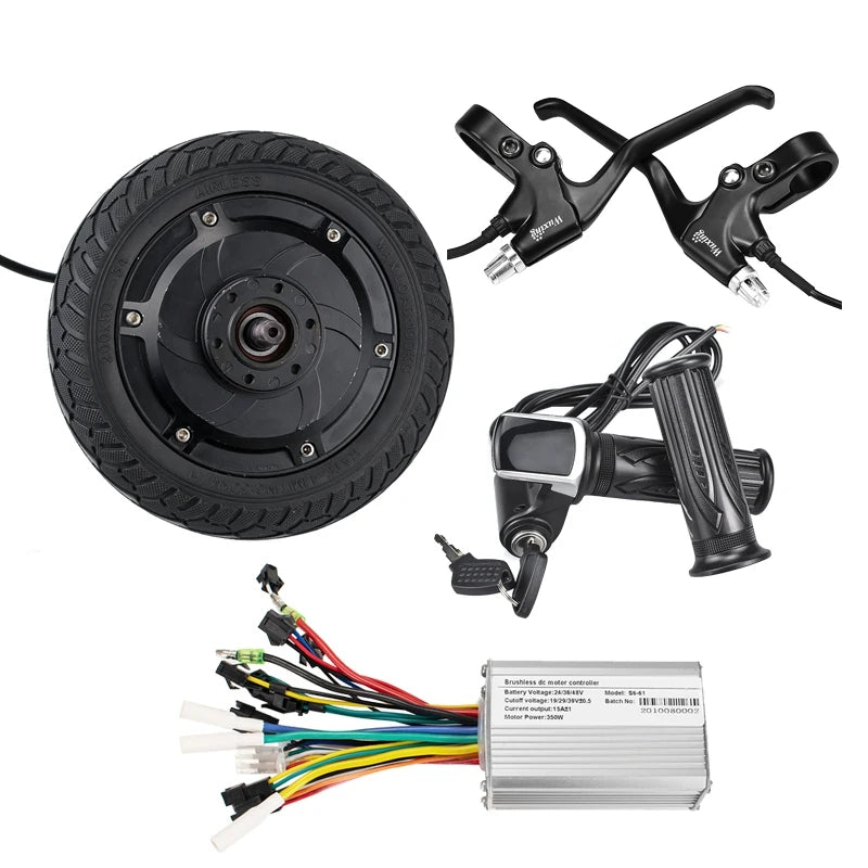 48V 350W E-Scooter Wheel Brushless Toothless Hub Motor Electric Scoote ...