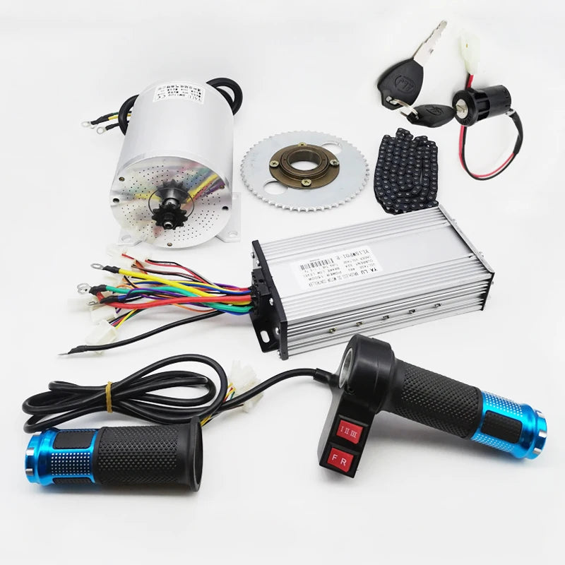 36V48V60V 500W-3000W Electric Brushless High Speed BLDC Motor kit with ...