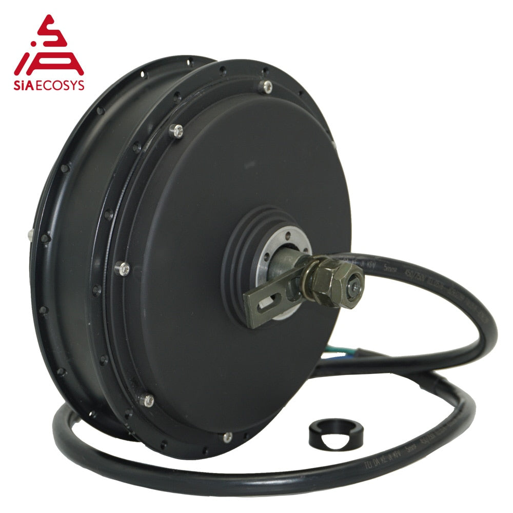 QS/SIA E-Bike 3KW Spoke Hub Motor Laced Into 19x1.6inch Moped Wheel Ri ...