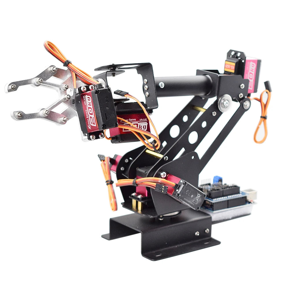 Assembled 6 Dof Robot Arm with Metal Servos Mechanial Clamp Industrail ...