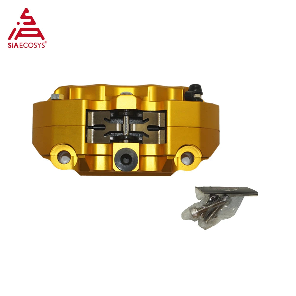 Adelin ADL-14 Hydraulic Brake Calipers Universal 4 Pistons CNC Aluminu ...