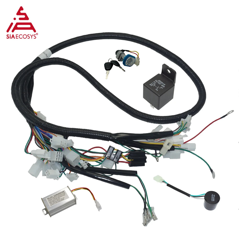 US Warehouse ! SiAECOSYS Vehicle Wiring Harness for Fardriver Hall/Enc ...