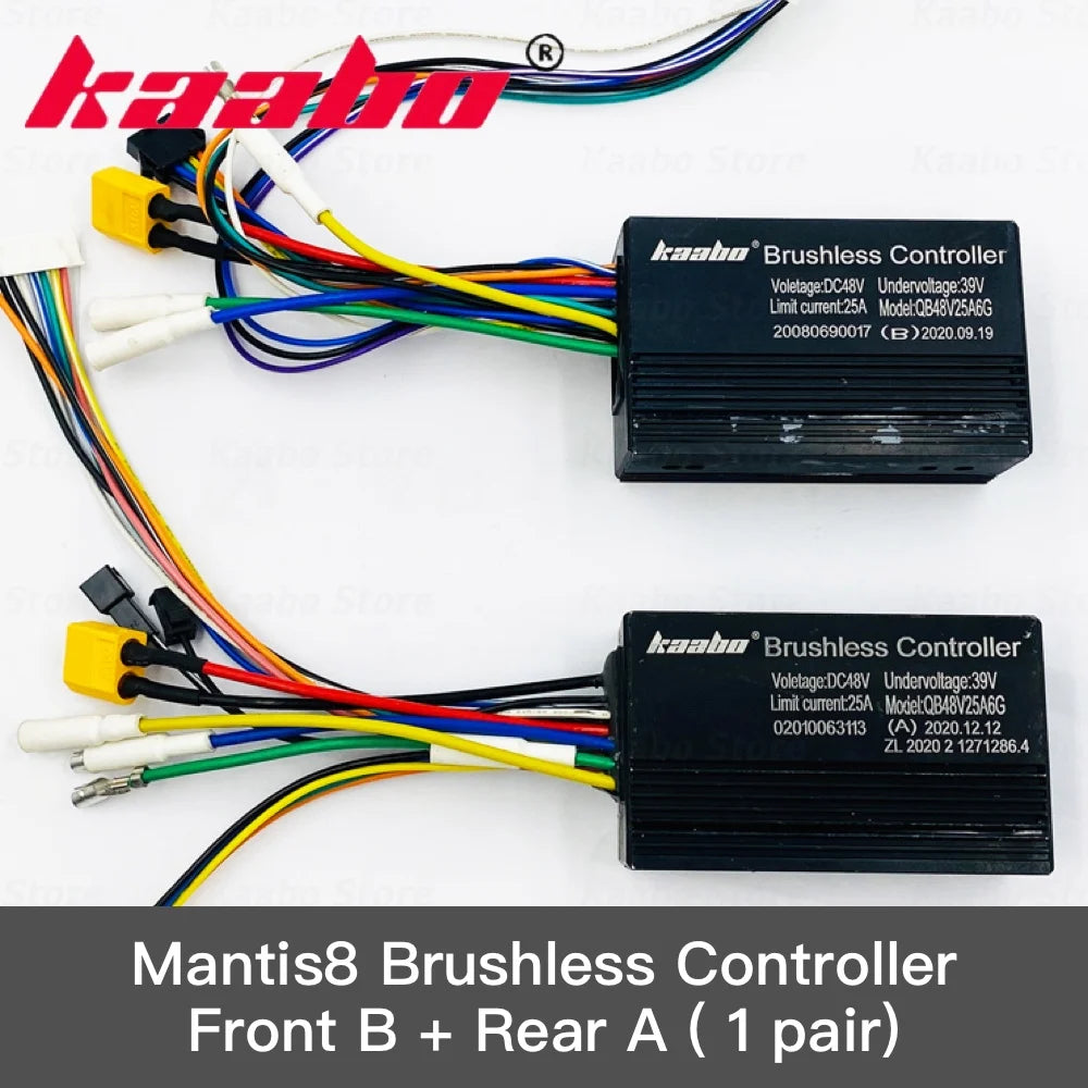 Kaabo Mantis8 Brushless Controller 48V 25A Front Rear Mainboard Mantis ...