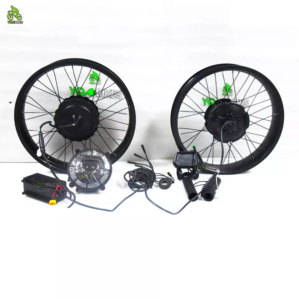 New Powerful Dual Drive 48V3000W Dual Battery Electric Bike Conversion ...