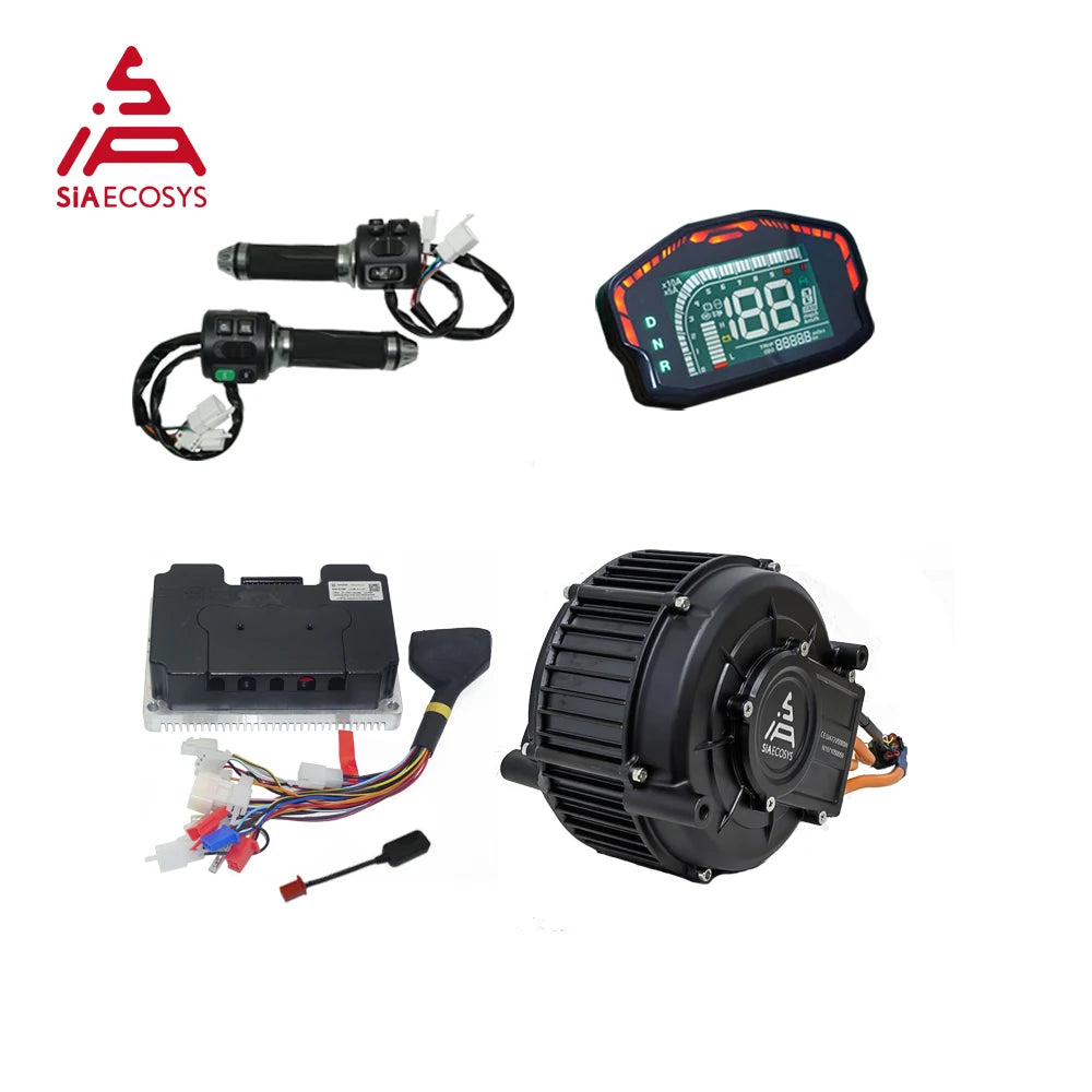 SiAECOSYS QSMOTOR QS165 V2 5000W 72V 35H Hall Version PMSM Mid Drive M ...