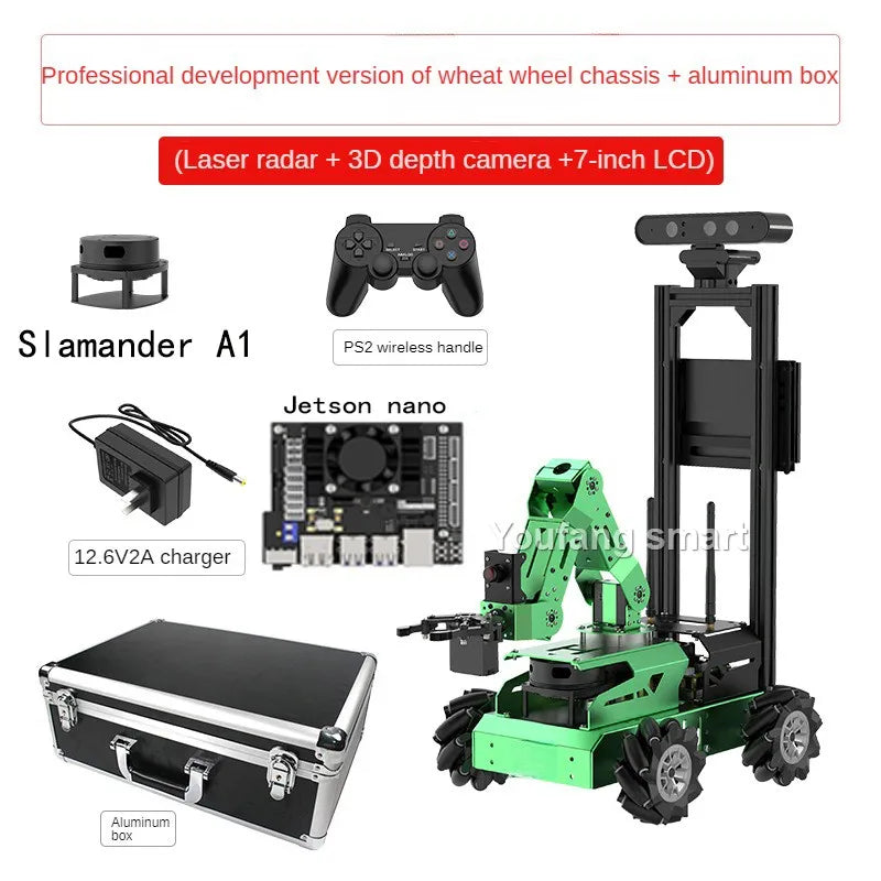 JetAuto ROS 4WD Robot Car with Lidar Depth Camera Touch Screen for Jet ...