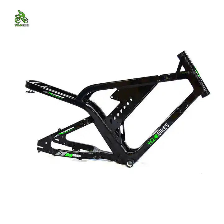 DIY ebike Frame 20*4.0 Fat ebike kit frame full suspension All terrain ...
