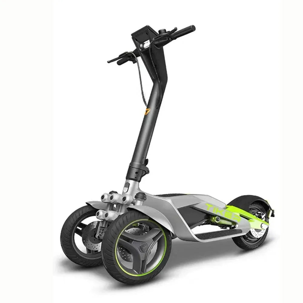 12-inch three-wheel 350w electric scooter shock absorption folding 48v ...