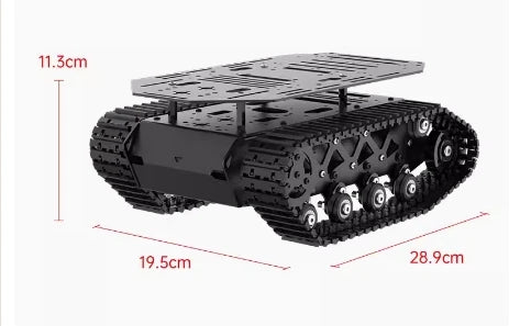 10KG Payload Metal Shock Absorption Tank Chassis with Suspension Robot ...