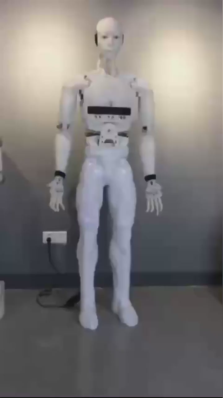 Intelligent Consultant Humanoid Smart Robotic Server Autonomous Recept ...