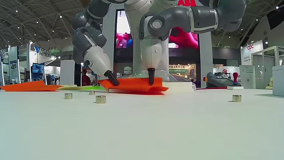 Automatic Collaborative Robot That Low Cost Industrial Robot Arm Yumi ...