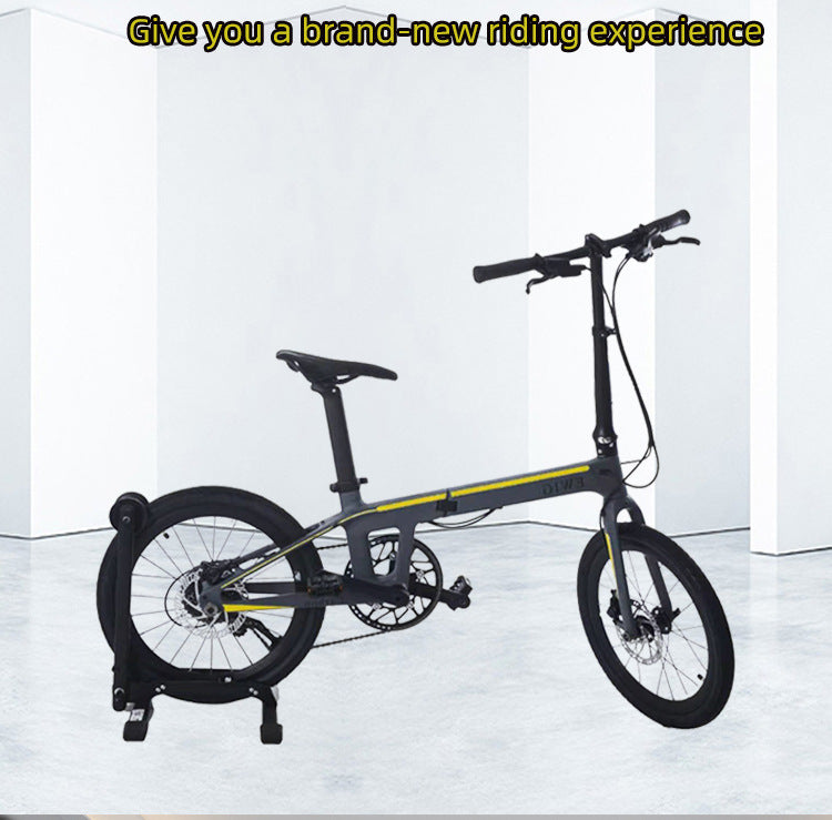 Ergonomic design super light folding Bike 9 speed carbon fiber bicycle ...