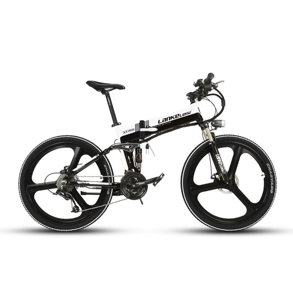 wholesale XT750 Foldable Smart Electric Mountain Bike Full Suspenion 2 ...