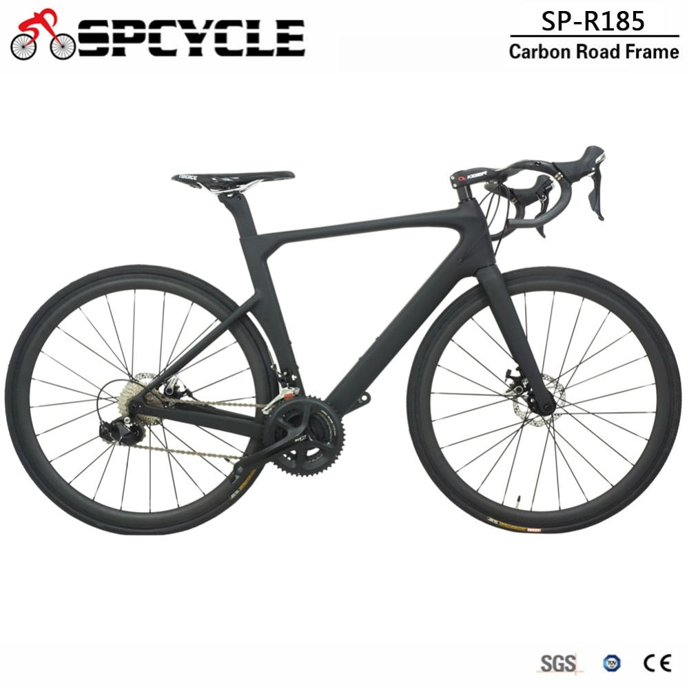 Spcycle Disc Brake Complete Full Carbon Road Bicycle 22 Speed Complete ...
