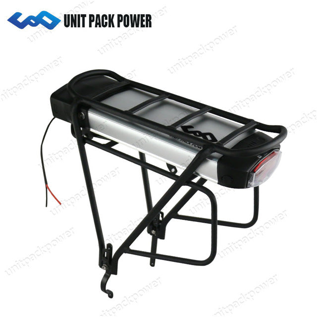 36V 13Ah Rear Rack Battery for Bafang BBS01 500W 350W EBike Battery wi ...